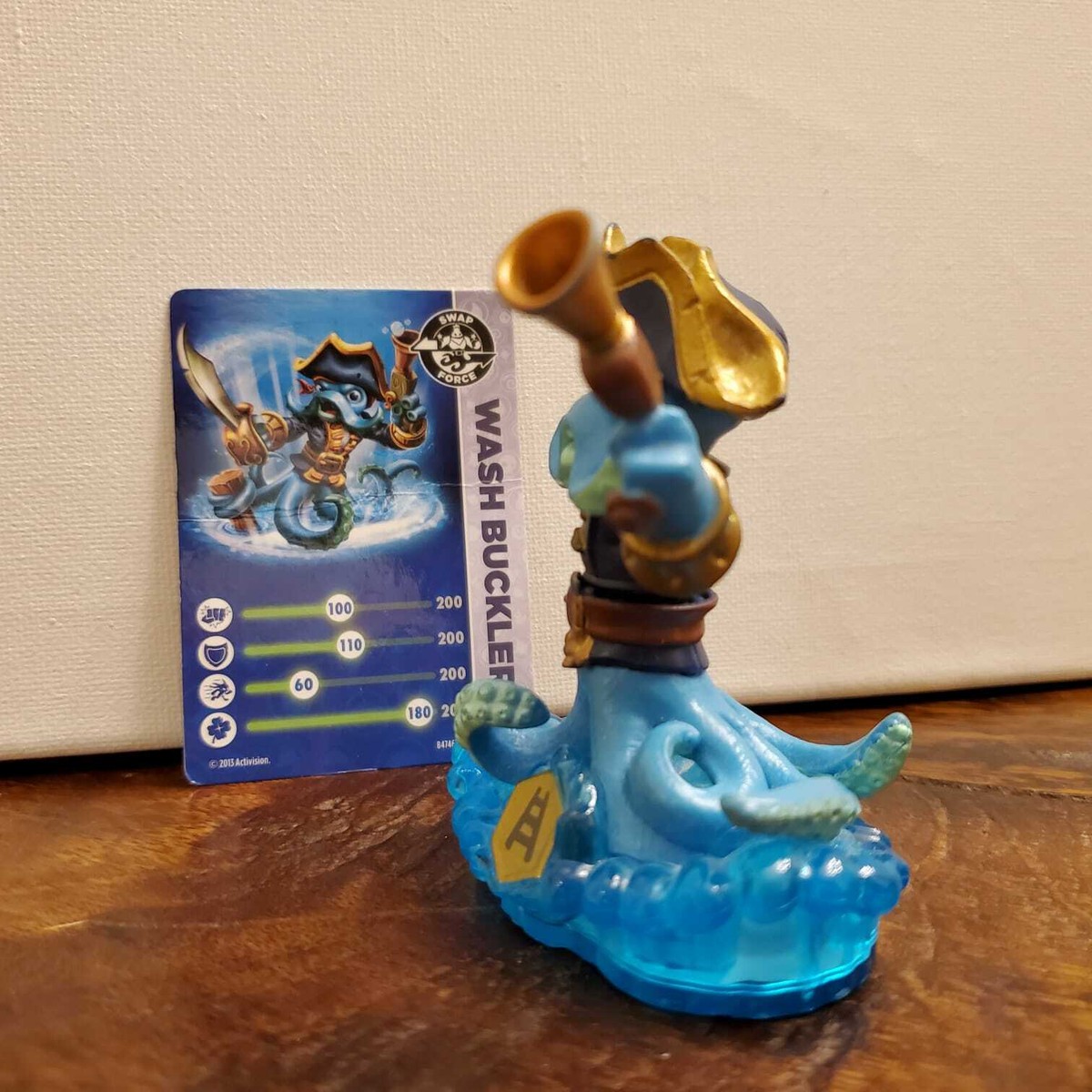 Skylanders Swap Force Wash Buckler Card