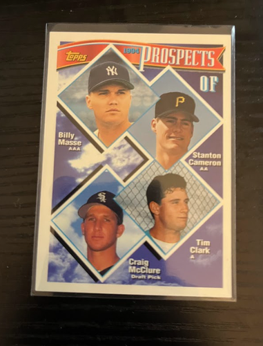 1994 Topps - Prospects #79 Stanton Cameron, Tim Clark, Billy Masse ...