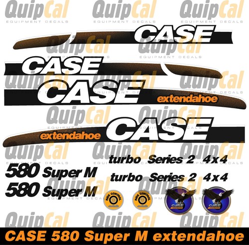 Case 580M or 580 Super M Decal Set. Decals for all your Case & Deere ...