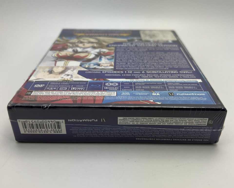 Freezing Vibration Season 2 (2013) Anime Blu-ray DVD US Release ☆RARE ...
