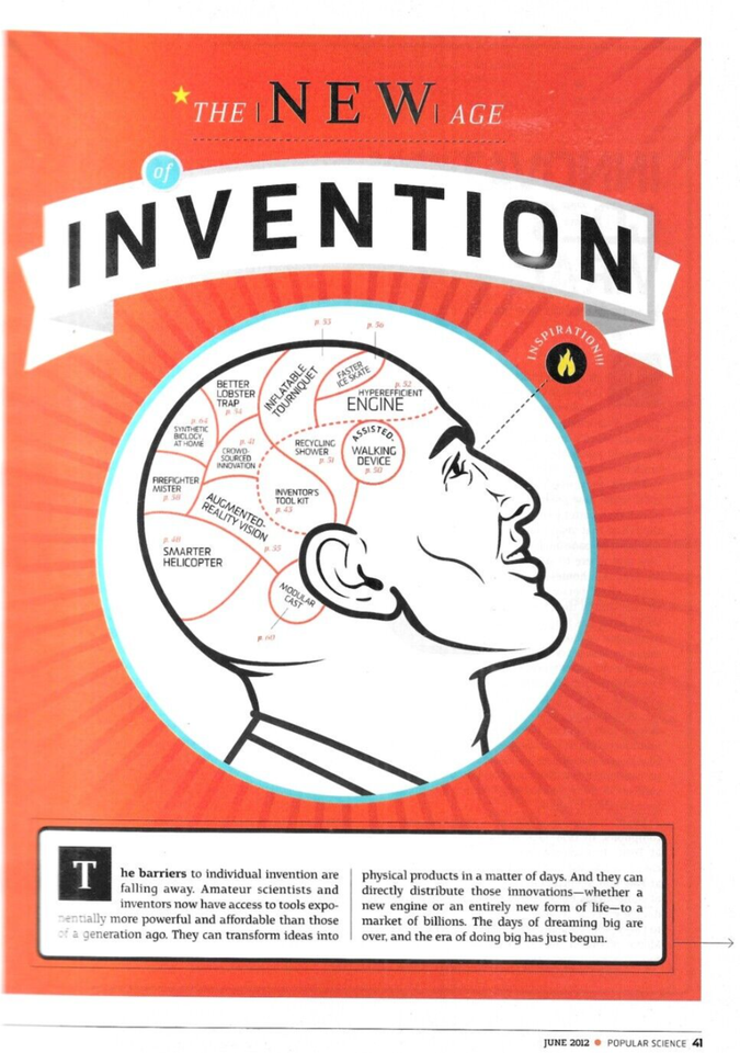 Popular Science Magazine Invention Issue DIY Revolution Garage Biology ...