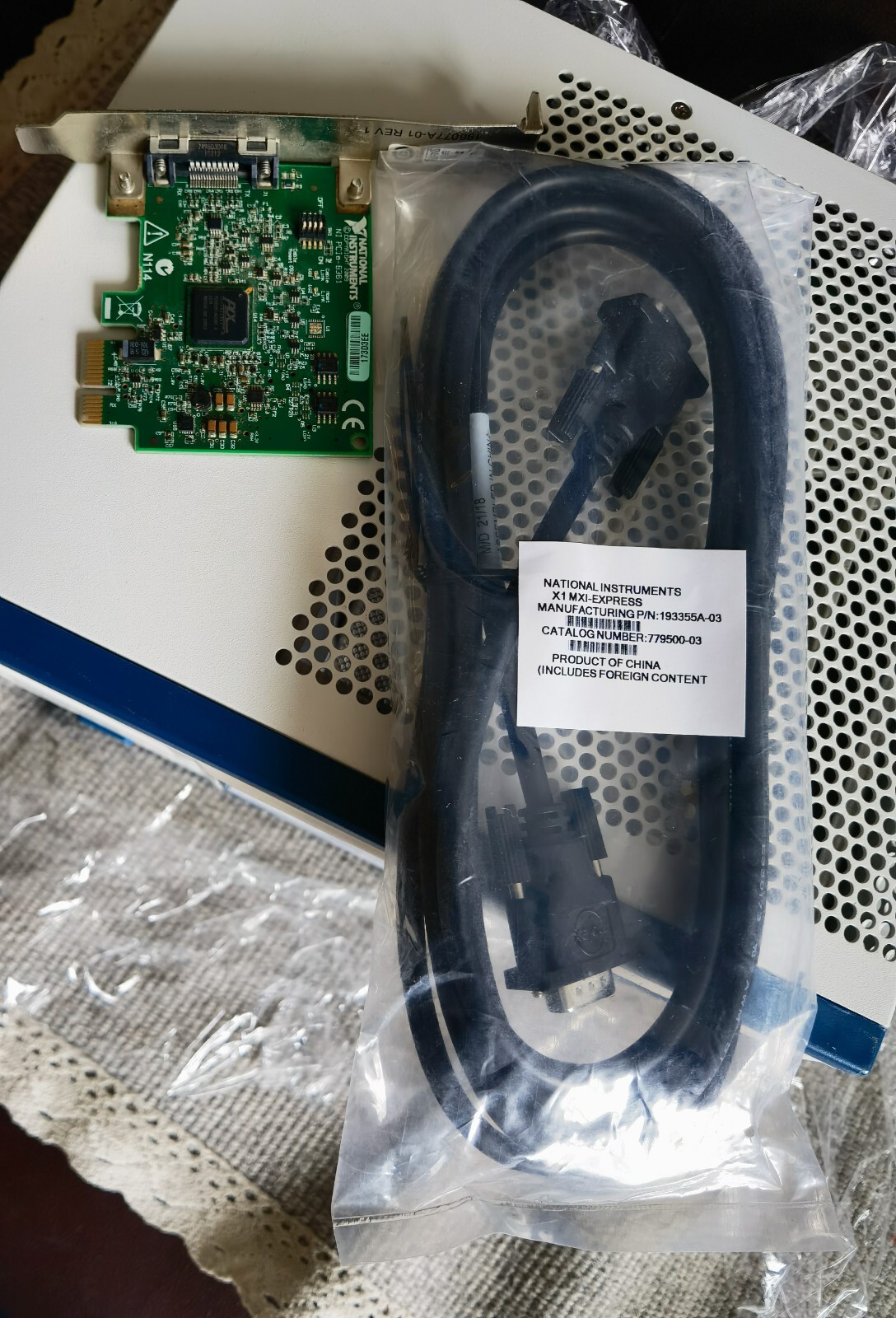 Jeu de câbles MXI National Instruments, NI PXI-1033, PCIE-8361 et 3M | eBay