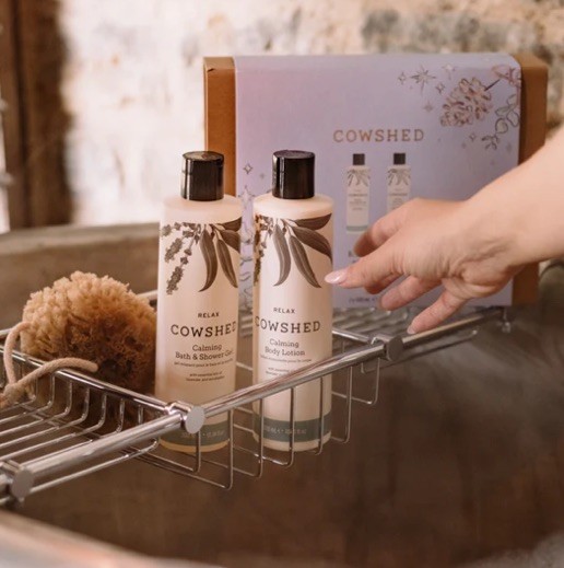 COWSHED Relax Bath & Body Duo GIFT SET Bath/Shower Gel + Body Lotion 2 ...