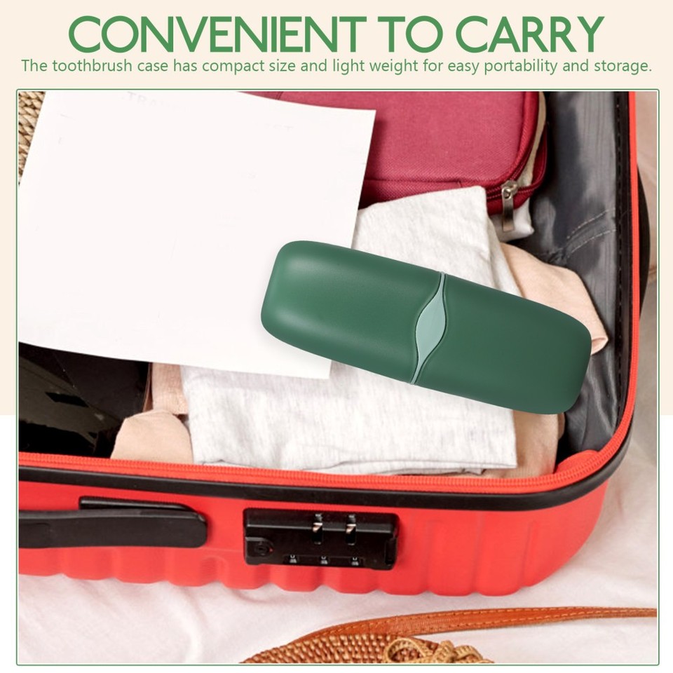 Travel Tooth Brush Holder Toothbrush Carrying Case Storage Container ...