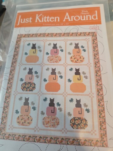 Just Kitten Around Complete Quilt Kit Wendy Shepard 77 X 92 | eBay