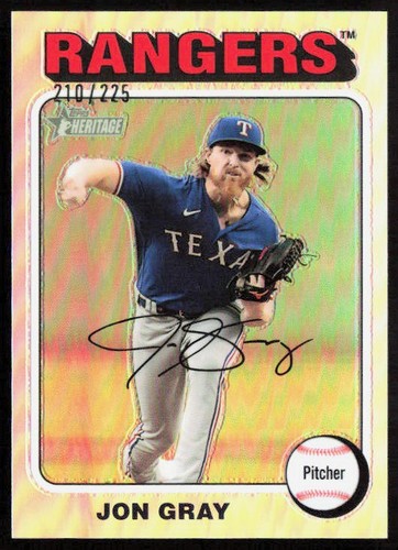 2024 Topps Heritage High Number - Jon Gray #335 Chrome Silver Border ...