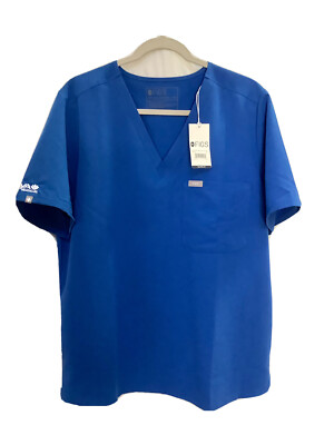 FIGS Women’s Technical Collection Royal Blue Medical Top (W/Logo) Size ...
