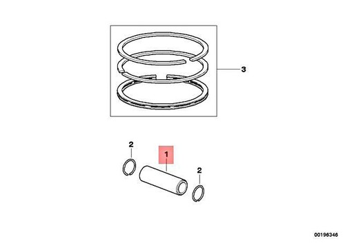 Genuine BMW E16 K14 K15 R13 F 650 94 0161 97 0162 Gudgeon Pin ...