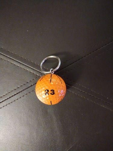 Michael Jordan Orange Golf ball 23 Key chain | eBay