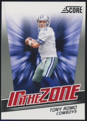 2011 Score Tony Romo In The Zone Insert Dallas Cowboys #30 | eBay