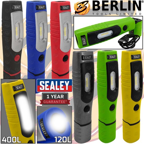 SEALEY SMD LED Work Light Torch Li-Ion Rechargeable Cordless Inspection ...