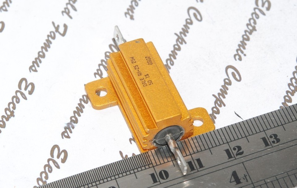 1pcs - DALE RH-25 5R 1% 25W Power Resistor | eBay