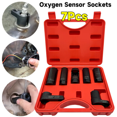 7PCS Oxygen Deep Sensor Socket Tool Set 22mm 27mm 29mm Sensor Sockets ...
