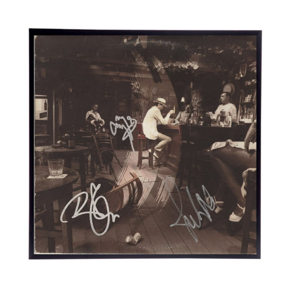 Choose any 6 LED ZEPPELIN Autographed Album Cover Reprint. Framed ...