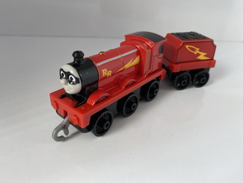 Thomas & Friends Trackmaster Push Along Metal Toy Rail Rocket James ...