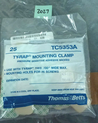 ( 25 Pcs Pack ) T&B TC5353A TY-RAP Mounting Clamp 5975-01-081-9914 | eBay