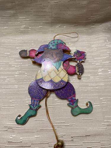 Midwest of Cannon Falls Hanging Bear jester Pull String Jumping Jack 8. ...