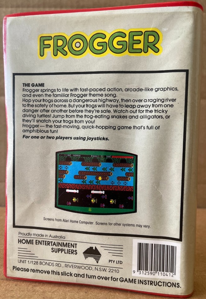 Like New Vintage Atari 2600 Frogger Game Box Only – Australian H.E.S. Release | eBay Australia