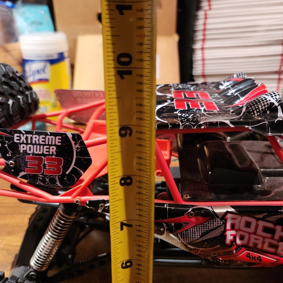 ROCK FORCE Power Craze RC 2.4GHz 1:10 SCALE Off-Road 4-WHEEL DRIVE No ...