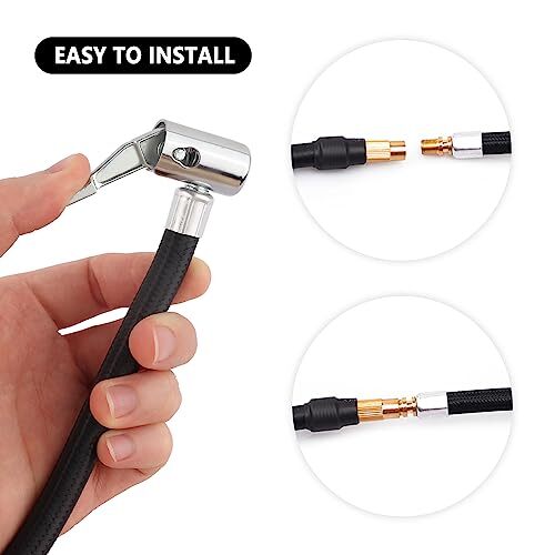 Locking Tire Inflator Chuck Extension Adapter,Air Chuck Quick Connect ...
