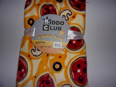 Kiddo Club Pizza Tail , Thow 24 x 50 Soft & Cuddly 100% Polyester | eBay
