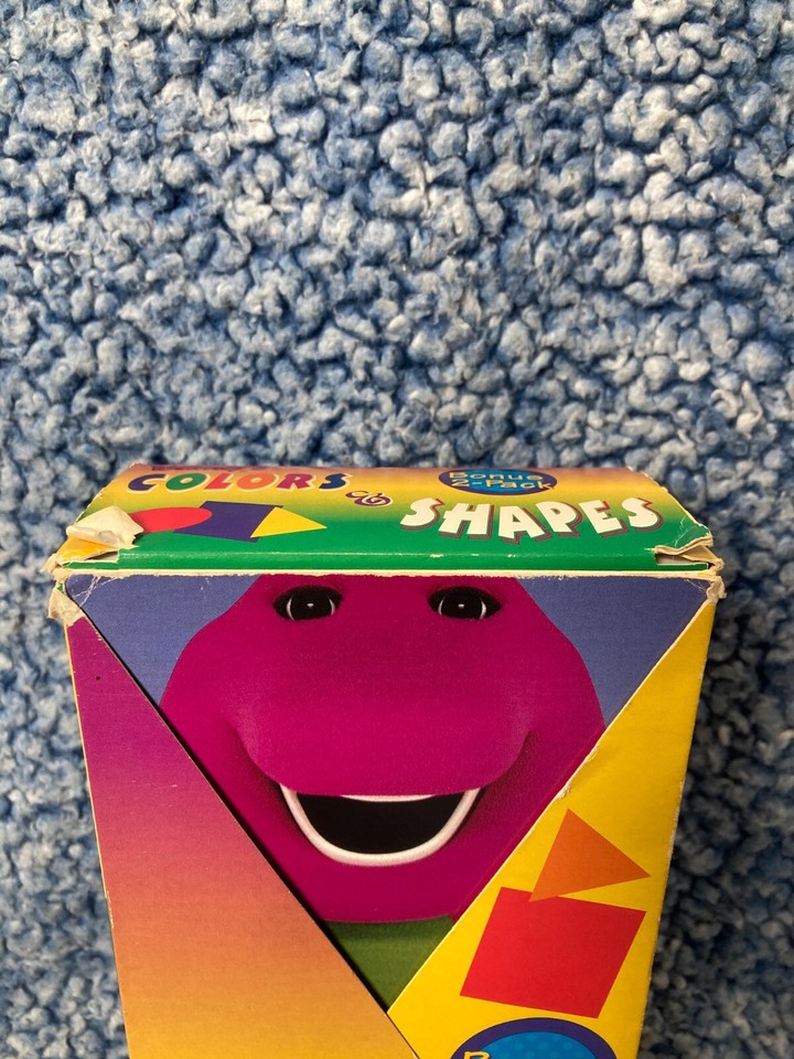 Barney's Colors & Shapes VHS 1997 2-Tape Set Learning Kids Ages 1-8 ...