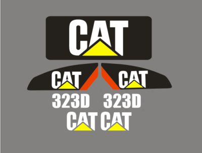 Sticker, aufkleber, decal - Caterpillar CAT 323D | eBay