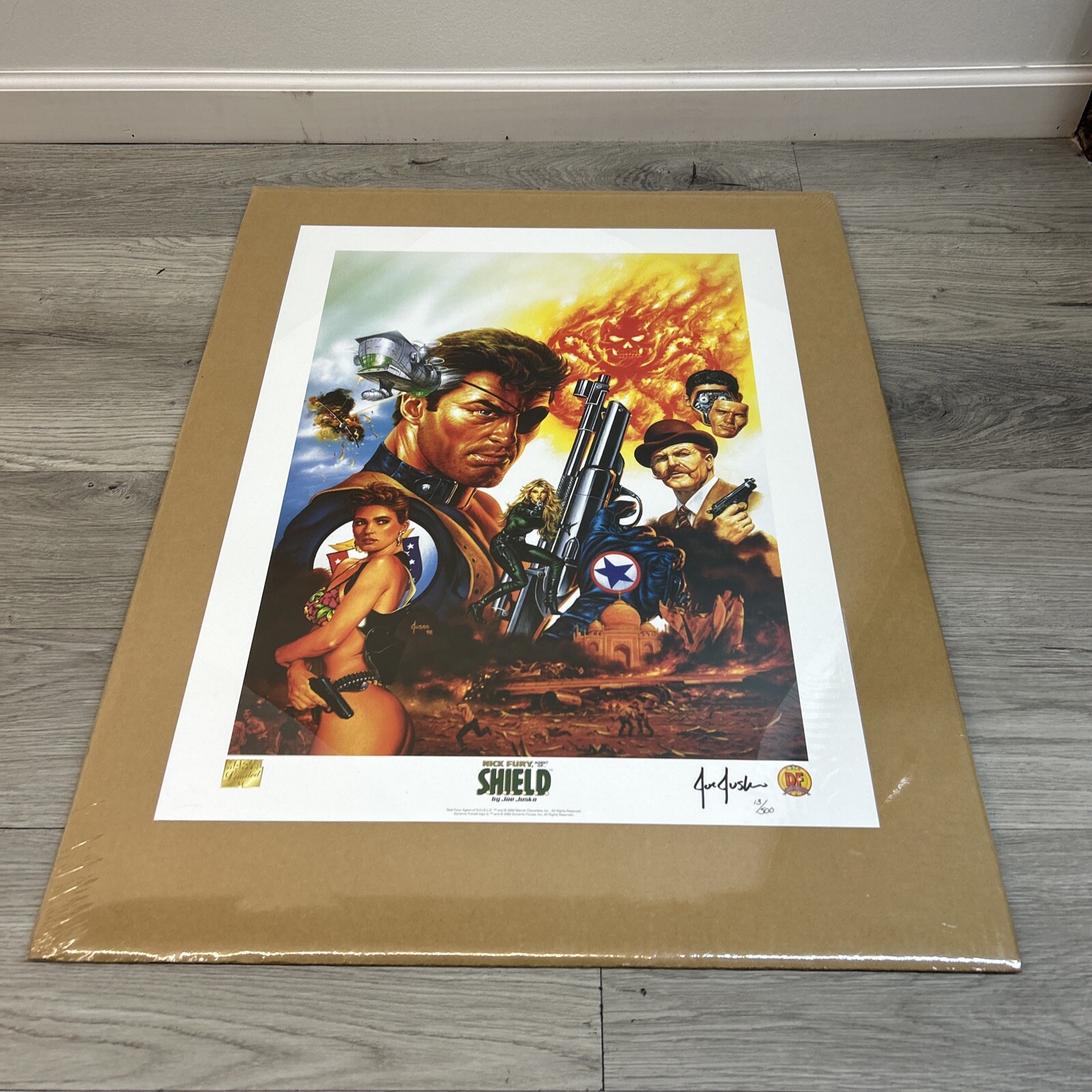 Nick Fury Agent of SHIELD By Joe Jusko Signed & Numbered Art Print ...