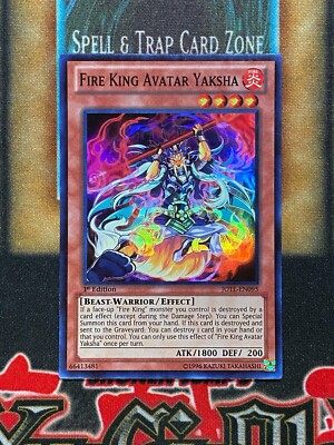 Yugioh Fire King Avatar Yaksha JOTL-EN095 Super Rare 1st Ed NM | eBay