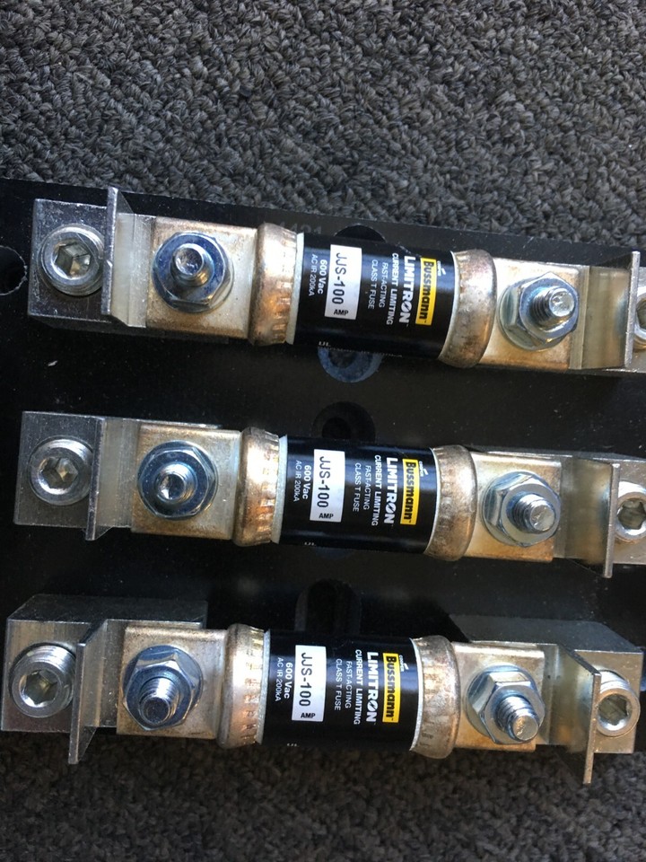 LITTELFUSE LFT601003CS 600VBLOCK W/3 BUSSMANN JJS-80 FUSES-TESTED | eBay