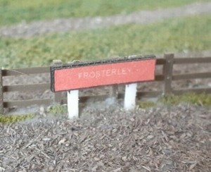 N Gauge Station Signs (Pack of 4) | eBay