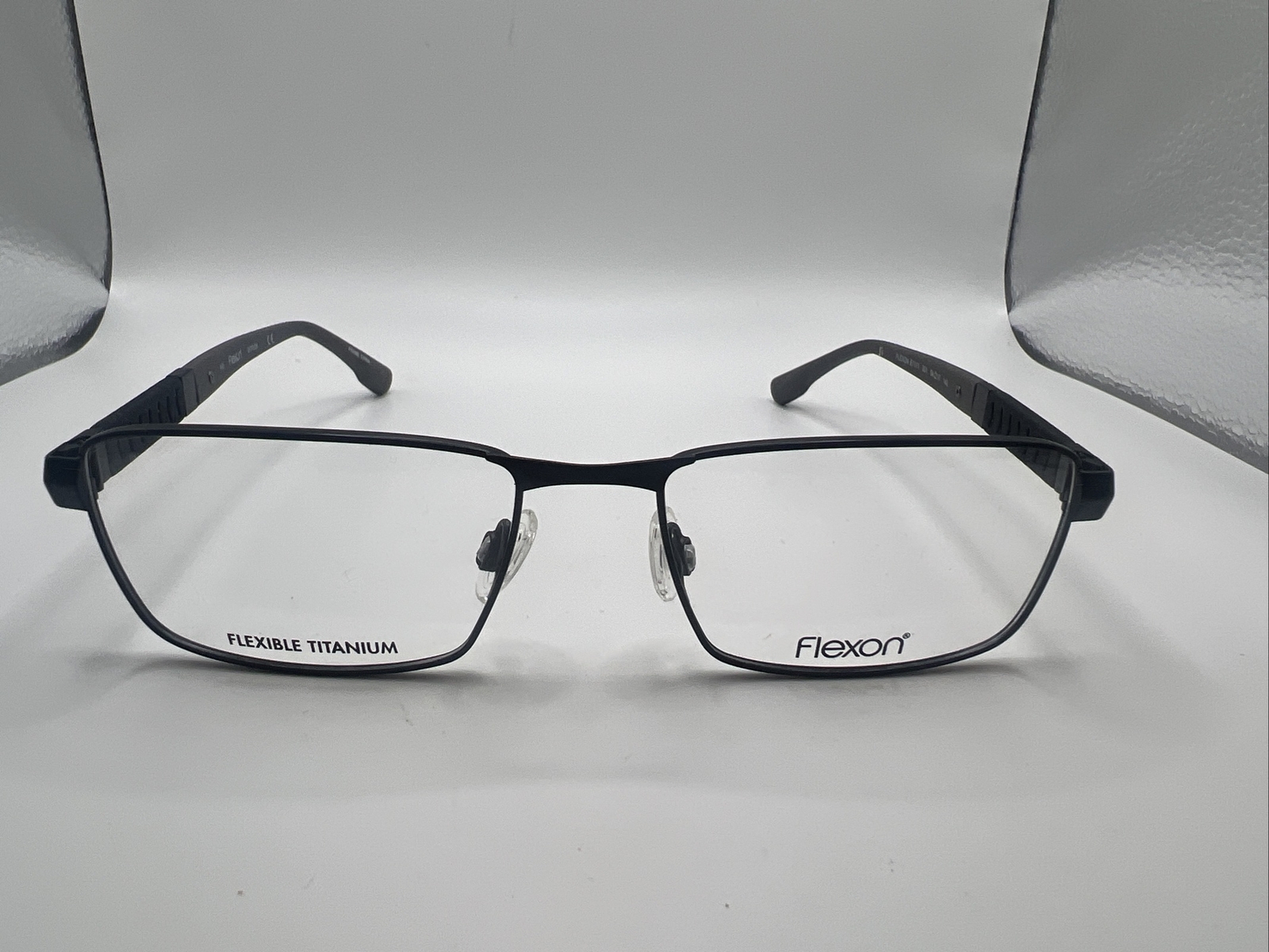 Flexon Flexible Titanium E1111 001 54/17-140 blk metal men’s frames ...