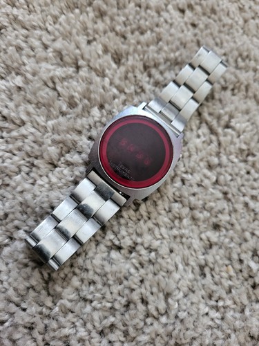 Rare Texas Instruments Model 401 Swiss made Wrist watch for parts As Is ...