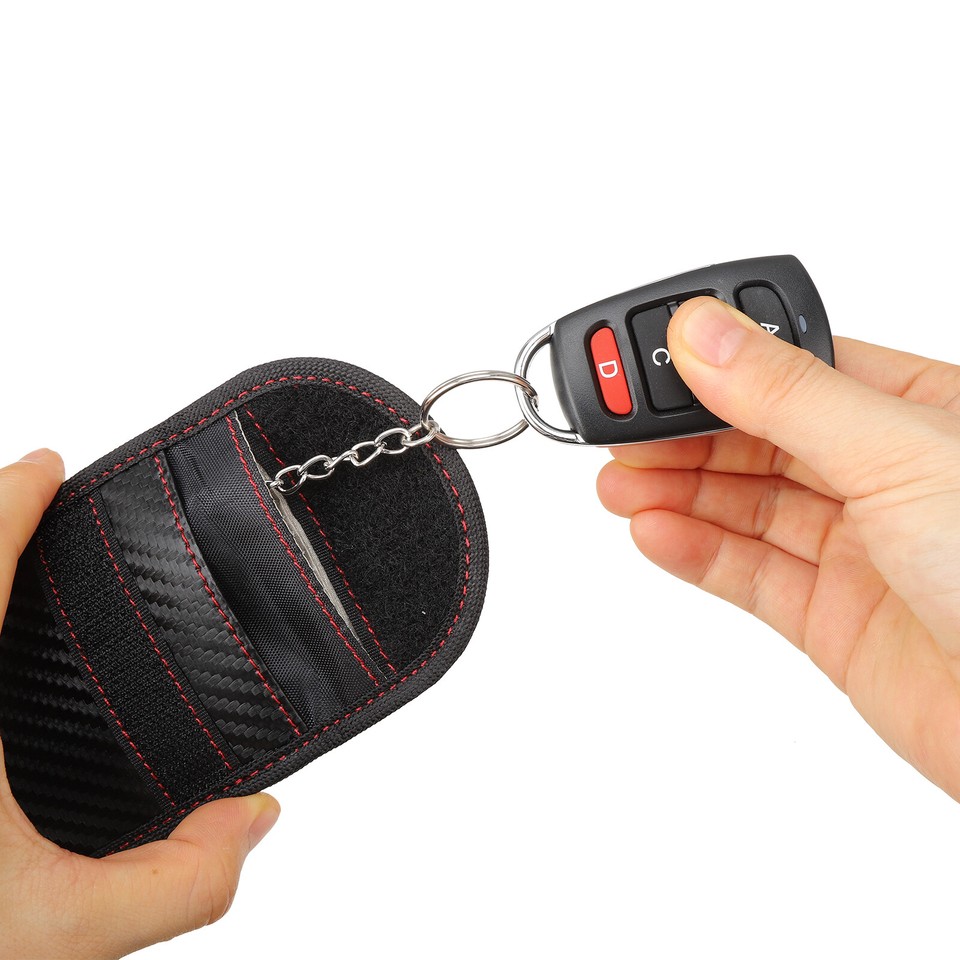 4x Faraday Key Fob Protector Bags Car Key Signal Blocker RFID Faraday ...