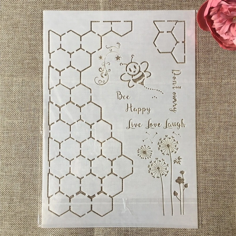 Hive Pattern Stencil