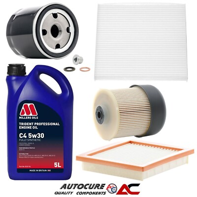 FOR NISSAN NOTE DCI TEKNA MK2 E12 1.5 DIESEL FILTER SERVICE KIT & 5 ...