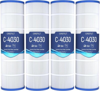 Pool Filter 4PK Replacement for Hayward SwimClear C4020/C4025/C4030 ...