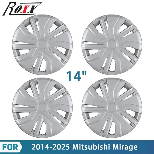 14" Set of 4 Wheel Covers Snap On Full Hub Caps for 2014-2025 ...