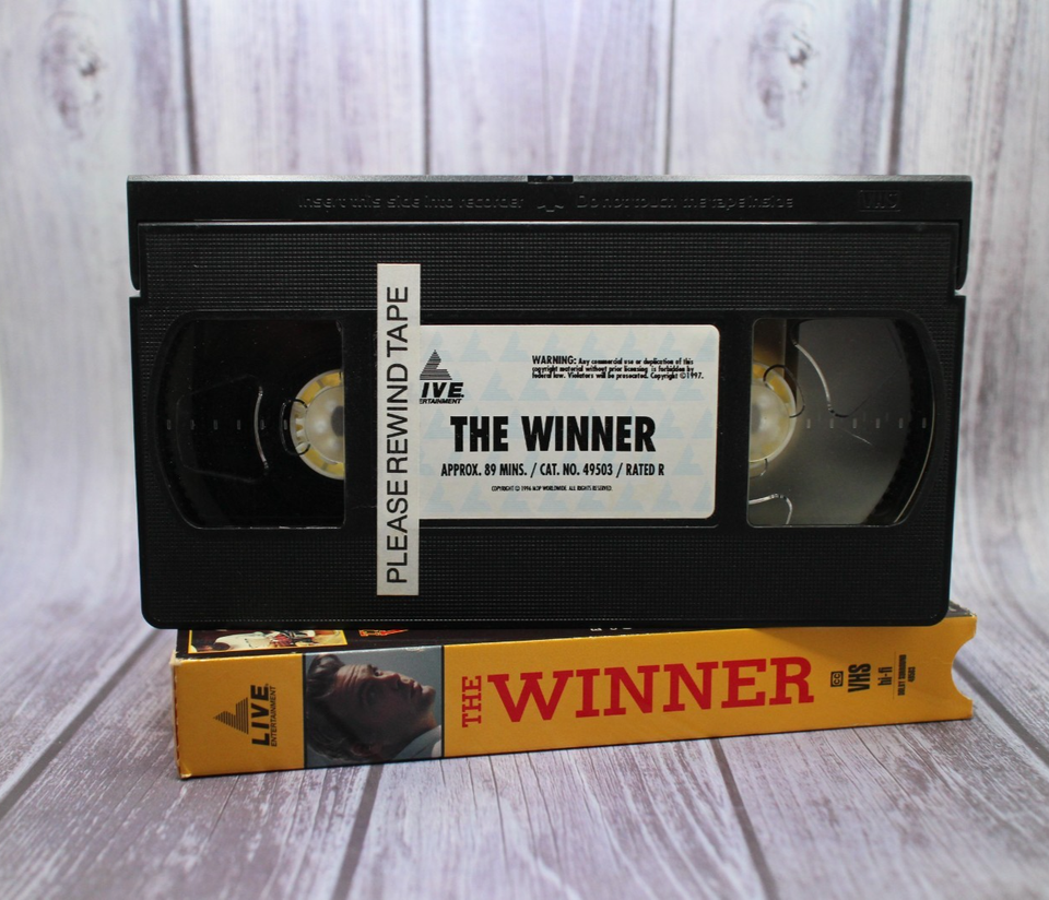 RARE The Winner VHS Tape Delroy Lindo Billy Bob Thornton LIVE Home ...