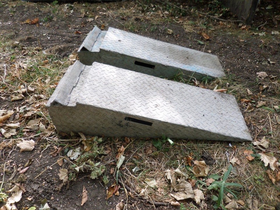 LOW LOADER RAMPS BEAVER TAIL RAMPS LOW TRAILER ALUMINIUM | eBay UK