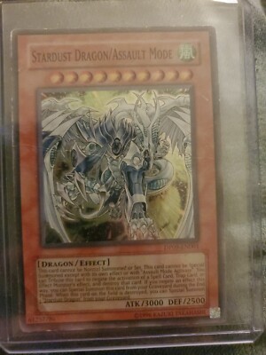 Yugioh Stardust Dragon/Assault Mode DP09-EN001 1st Edition Super Rare ...