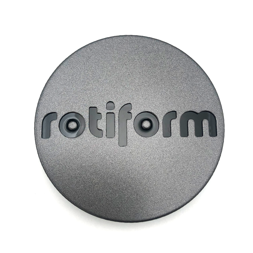 Set of 4 Rotiform Anthracite Gray & Black Wheel Center Hub Cap 2.36 ...