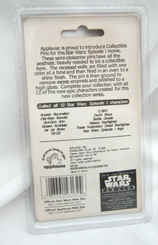 Applause Levitating Queen Amidala's Royal Starship Pin from Star Wars ...