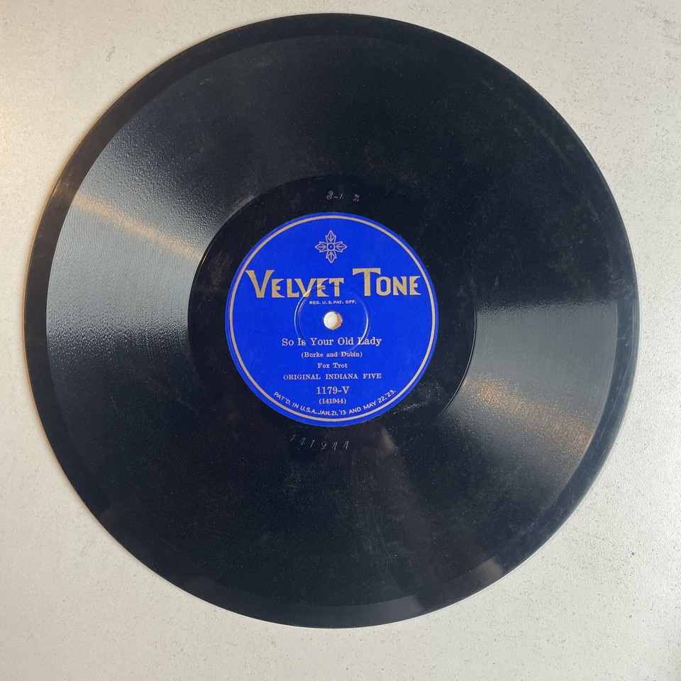 10" 78 RPM-Dixie Stompers-Hi Diddle Diddle/Original Indiana Five-So Is ...