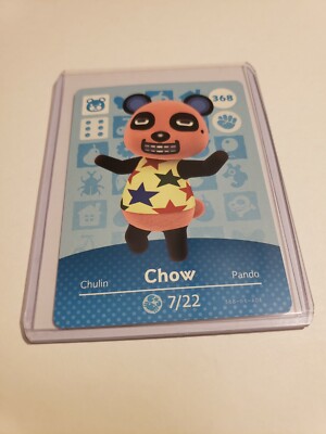 !SUPER SALE! Chow # 368 Animal Crossing Amiibo Card Horizon Series 4 ...