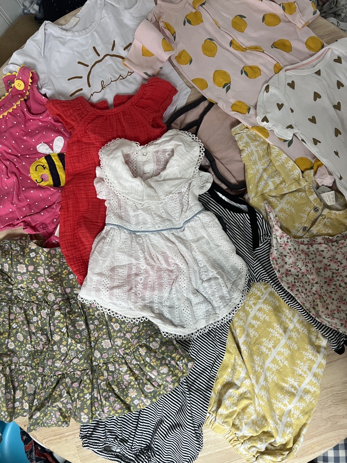 Baby Girl Clothing Lot of 11 NB 0-3 Bundle. EUC Kate Quinn Osh Kosh K&Z ...