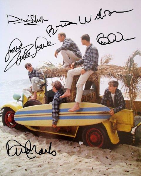 REPRINT - BEACH BOYS Brian - Carl - Dennis Wilson Brothers Signed 8x10 ...