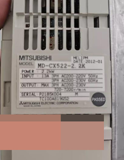 1pc used Mitsubishi MD-CX522-2.2K inverter 2.2KW 220V | eBay