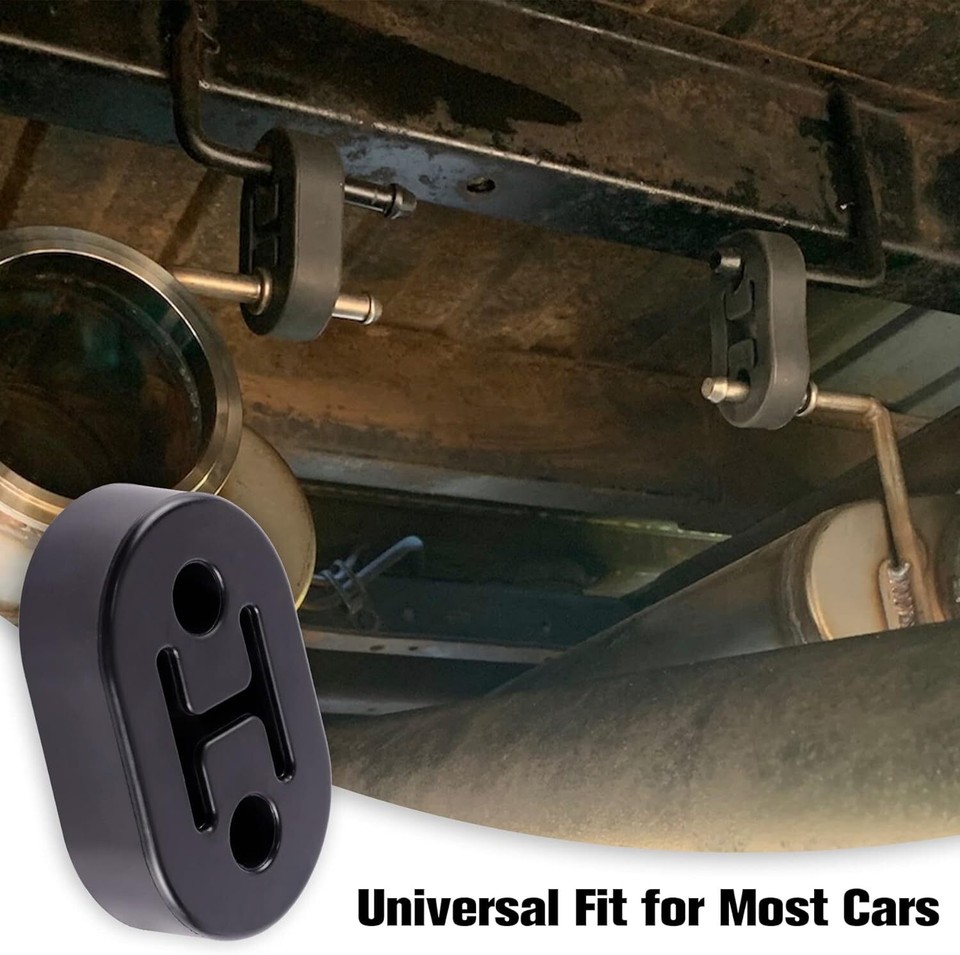 4Pcs Heavy Duty Rubber Exhaust Tail Pipe Mount Bracket Hanger Bushing ...