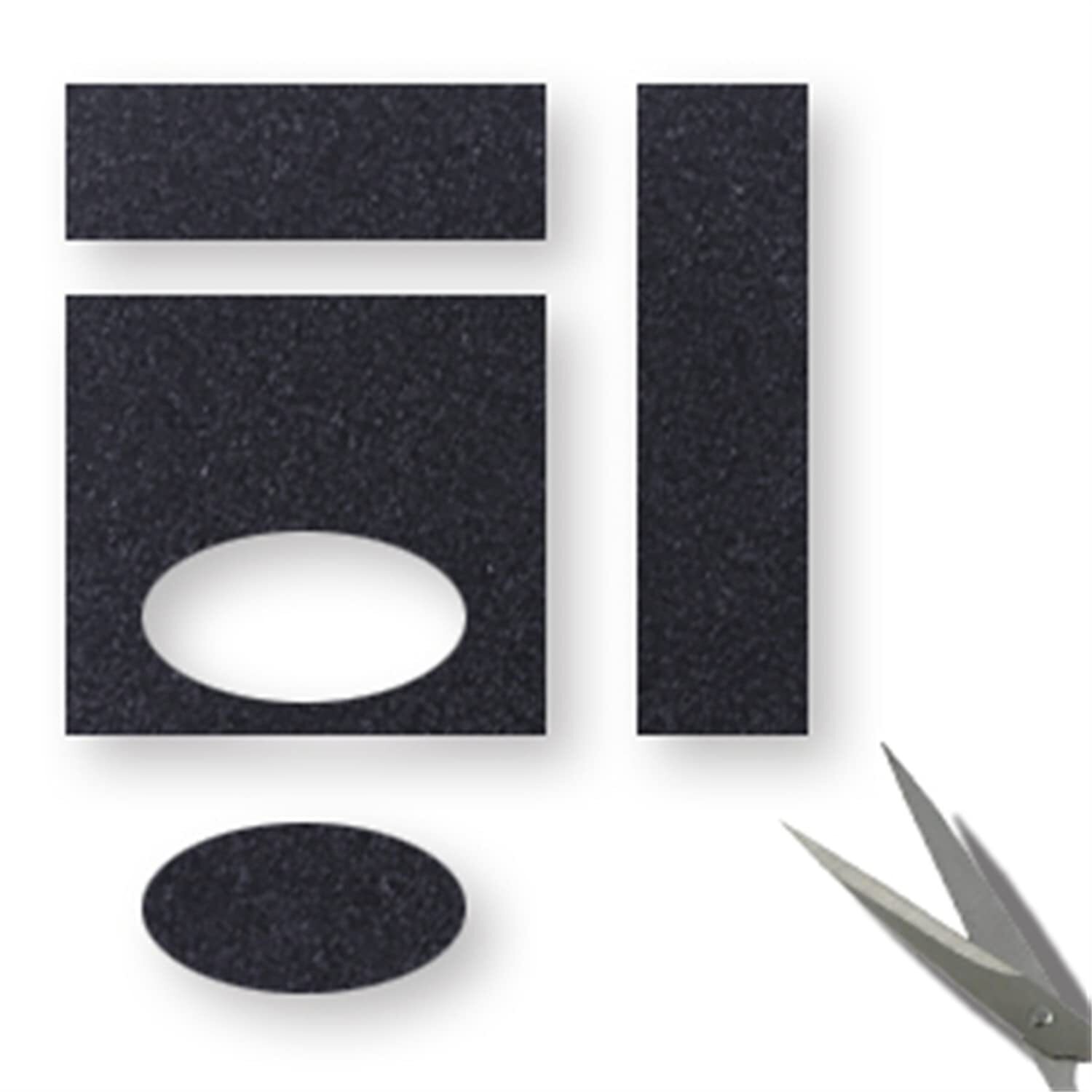 10Pcs Black EVA High Density Closed Cell Foam Sheet Acoustic Sheet 3/5 ...